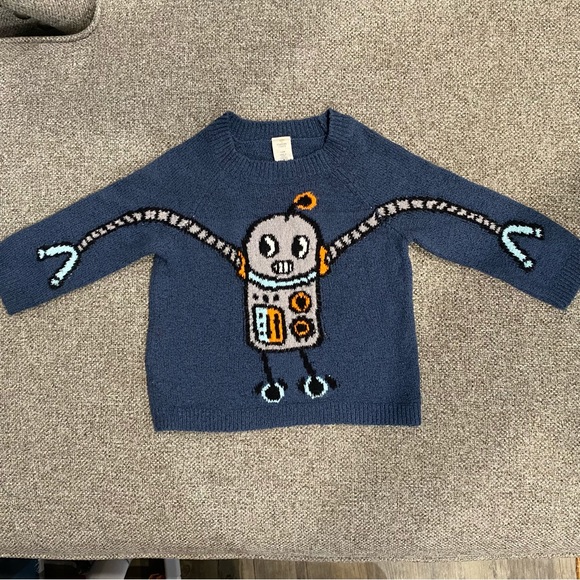 Tucker + Tate | Shirts & Tops | Tucker Tate Robot Sweater 2 Mon Icon ...